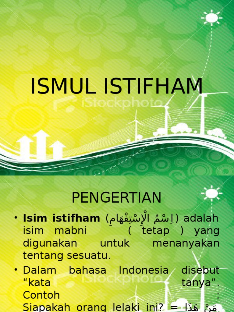 Isim Istifham | PDF