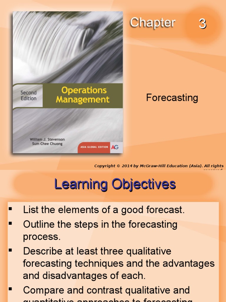 Operations Management Chapter 3 - Forecasting | PDF | Forecasting ...