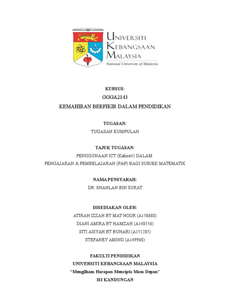 K5 - Laporan Kahoot! | PDF