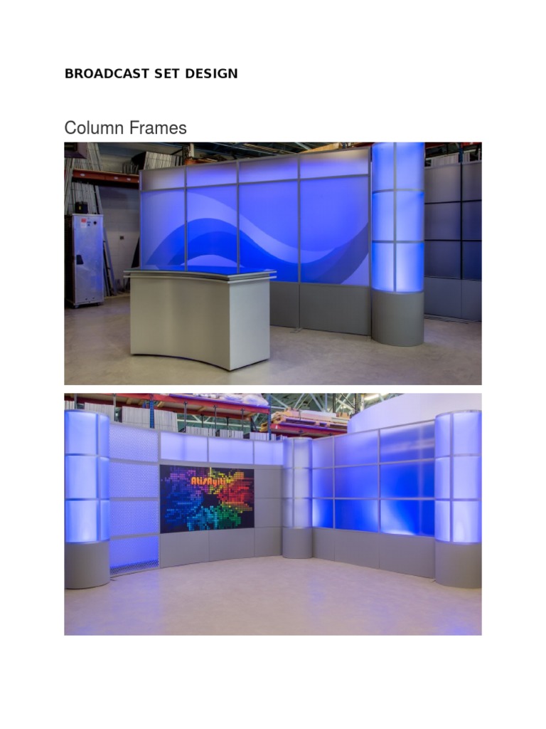 Column Frames: Broadcast Set Design | PDF