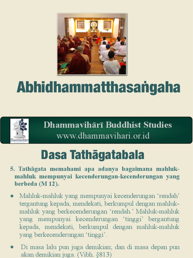Kelas Abhidhamma | PDF