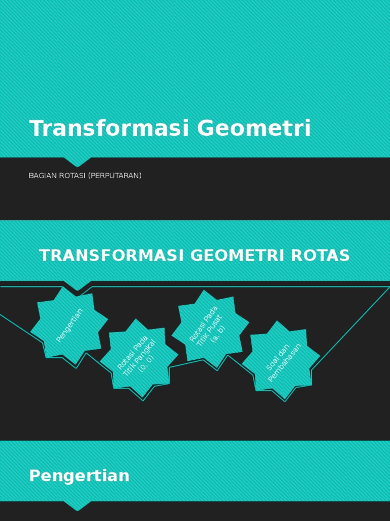 Transformasi Geometri Rotasi | PDF
