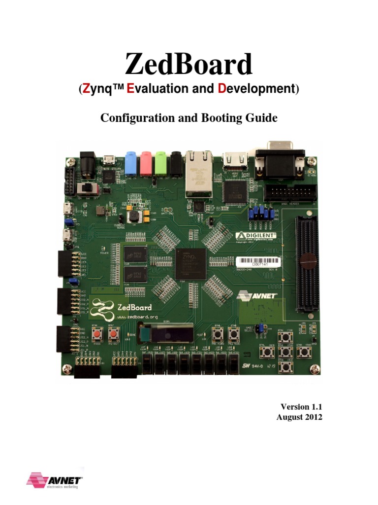 ZedBoard Boot Guide IDS14 1 v1 1 PDF | PDF | Booting | Usb
