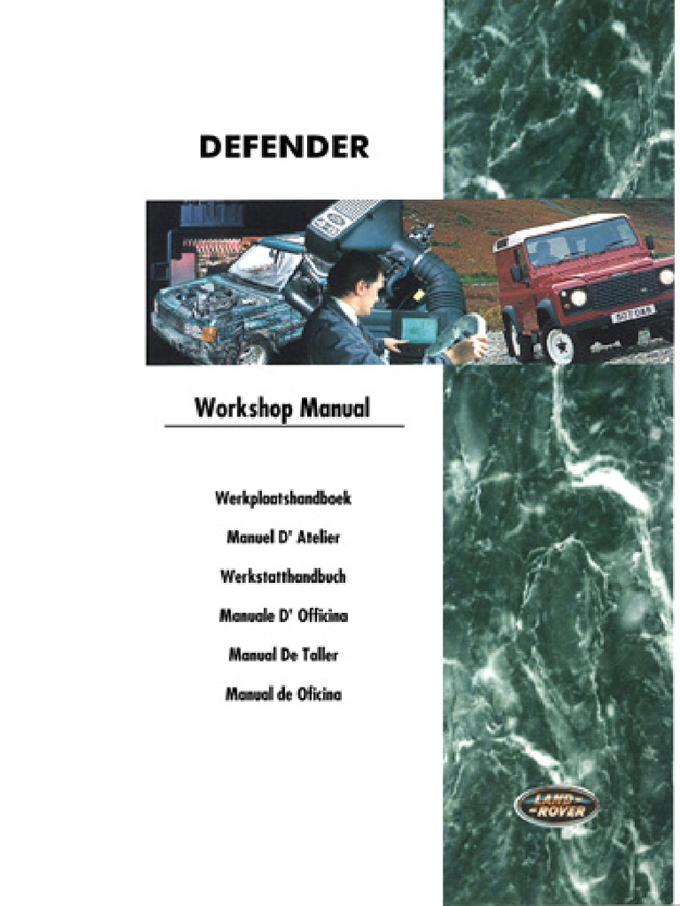 Defender 300 Tdi MY96 - Workshop Manual (LRL0097ENG 3rd Ed) | PDF ...
