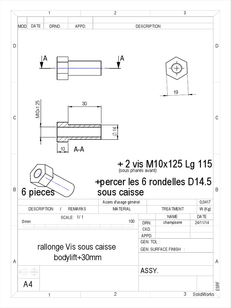 M10x1.25 Bolt and Washer Assembly | PDF