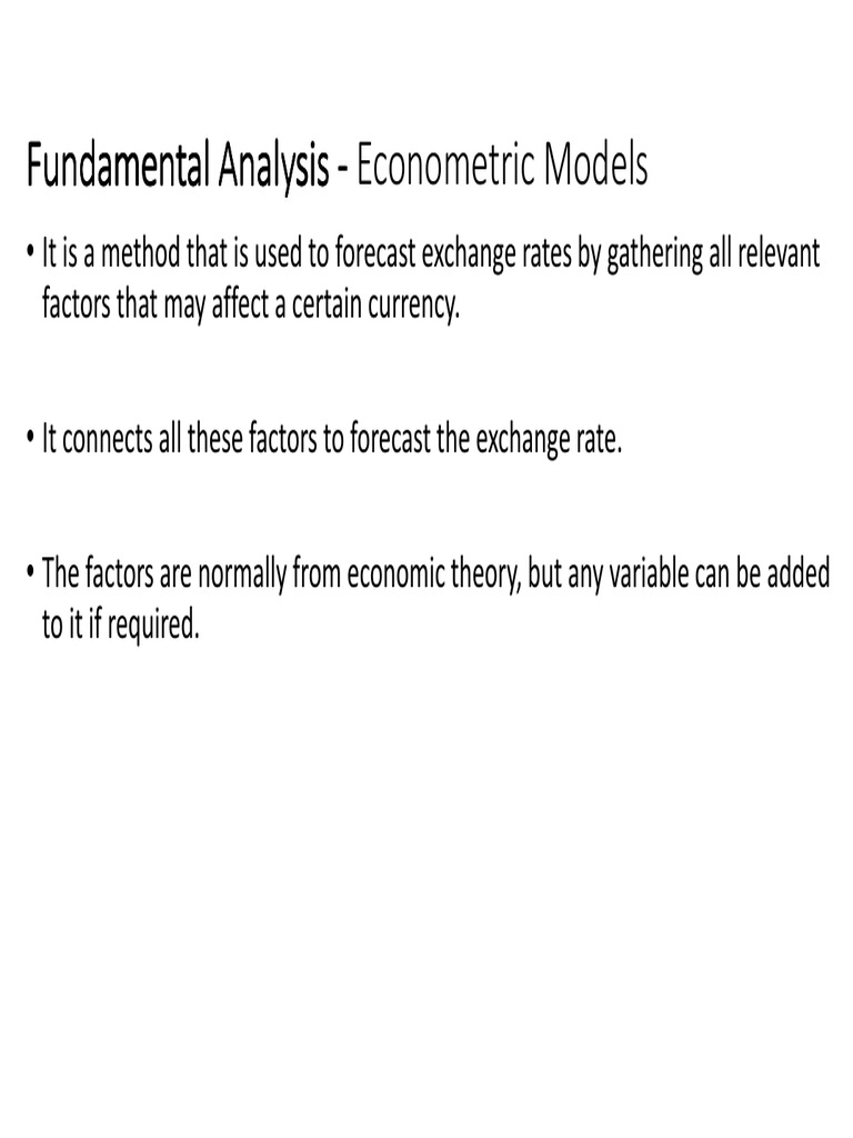 Forecasting Exchange Rates with Analysis | PDF | Business