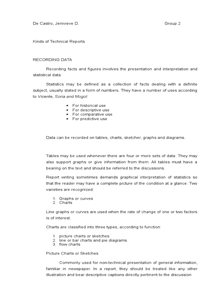 Written Report (Oral Presentation) | Download Free PDF | Chart | Pie Chart