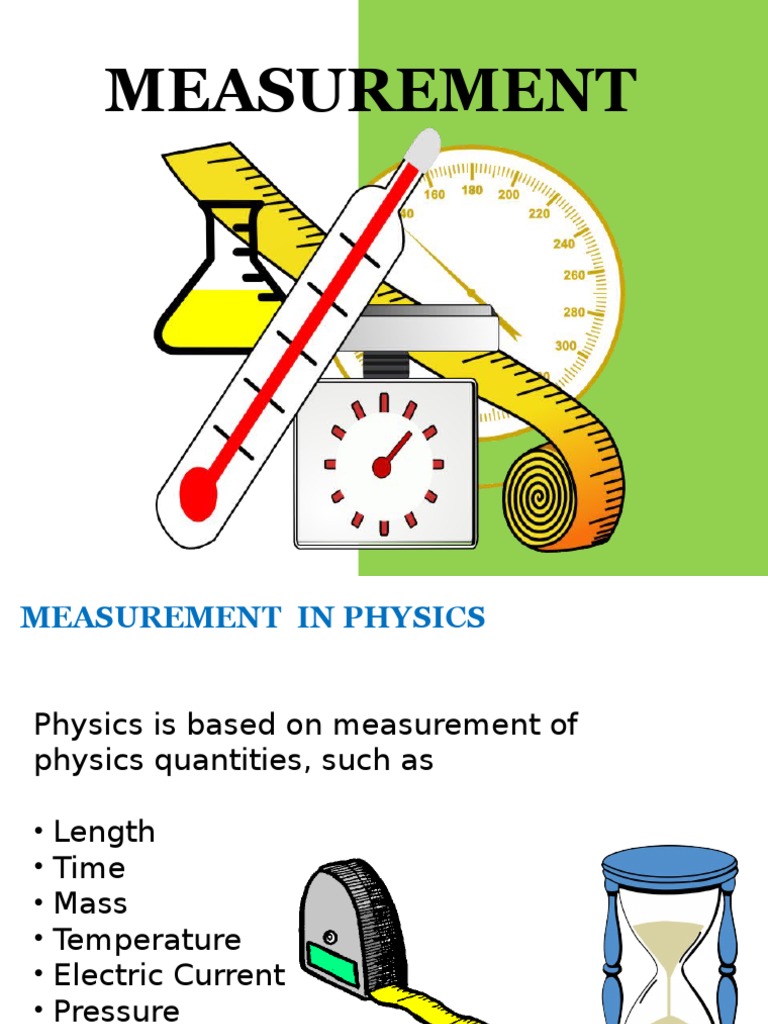 Understanding Measurement in Physics | PDF | Kilogram | Units Of ...