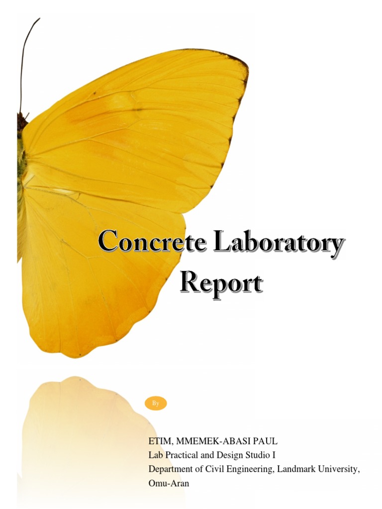 Concrete Lab Report | PDF | Concrete | Engineering