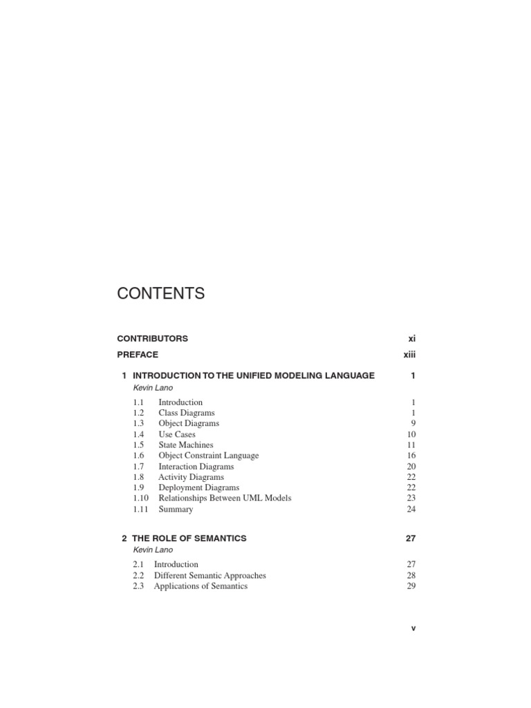 Uml 2 Semantics And Applications Pdf Unified Modeling Language