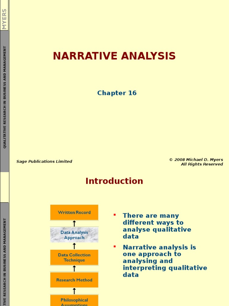 Chapt6 - Narrative Analysis | Download Free PDF | Narrative ...