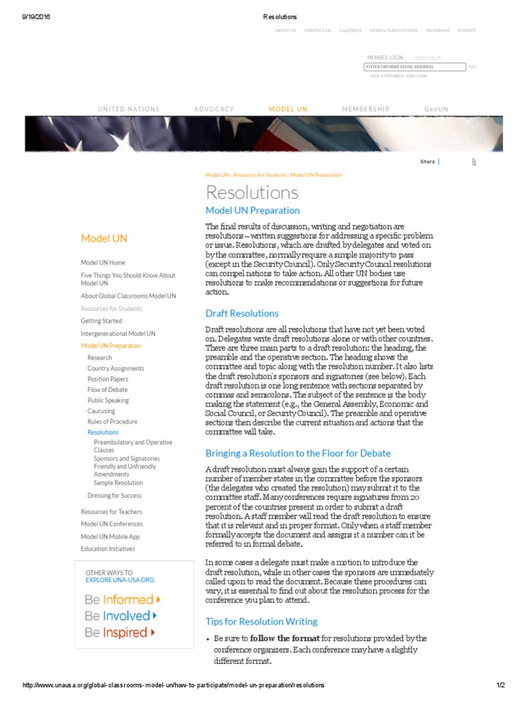 Resolutions PDF | PDF | United Nations | International Relations