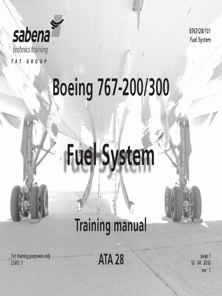 B767 - Fuel System | PDF | Valve | Turbocharger