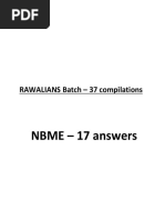 NBME 13 BLOCK 1-4 (With Answers) | PDF | Medical Specialties | Diseases And Disorders