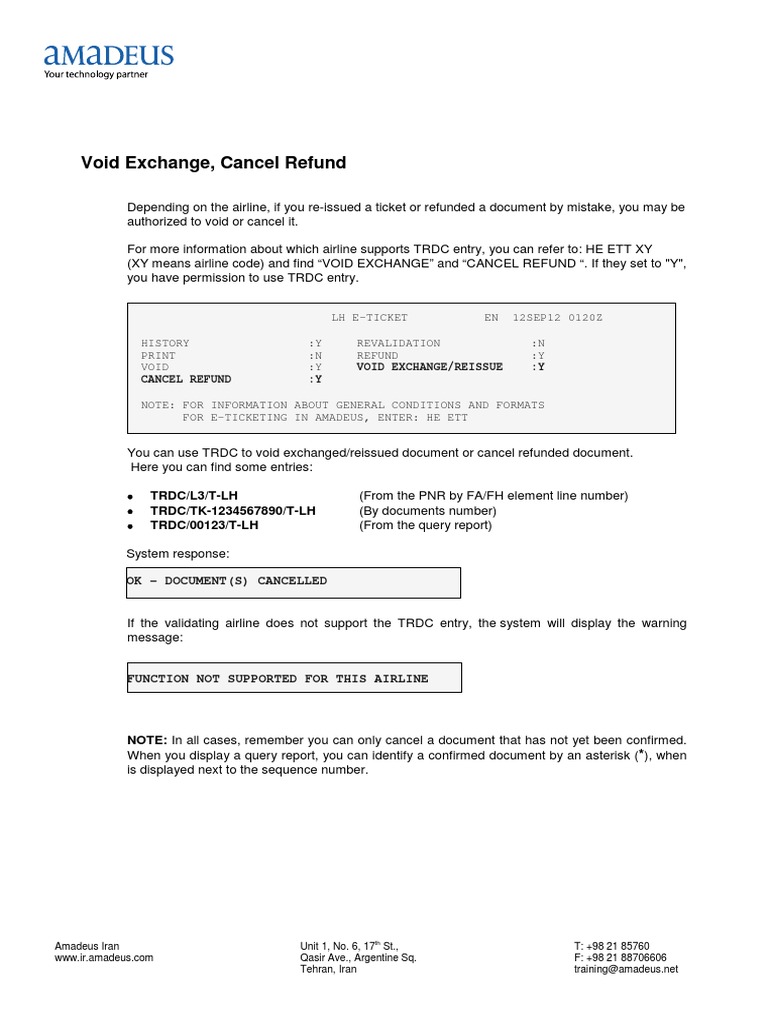 Amadeus TRDC | PDF | Transport Companies | Writing