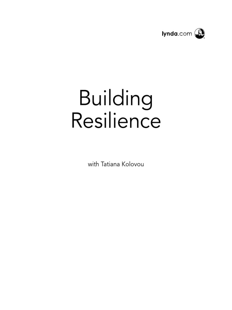 Building Resilience | PDF | Psychological Resilience | Stress (Biology)