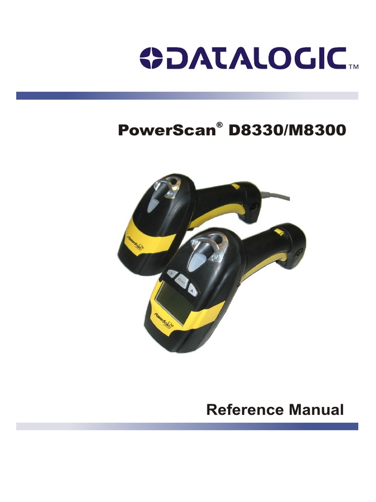 Powerscan d8330 Reference Manual PDF | PDF | Electrical Connector | Usb