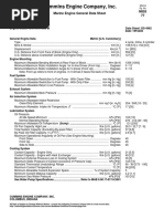 Cummins General Engine Data Sheet 6B, 6BT, 6BTA | PDF | Engines | Machines