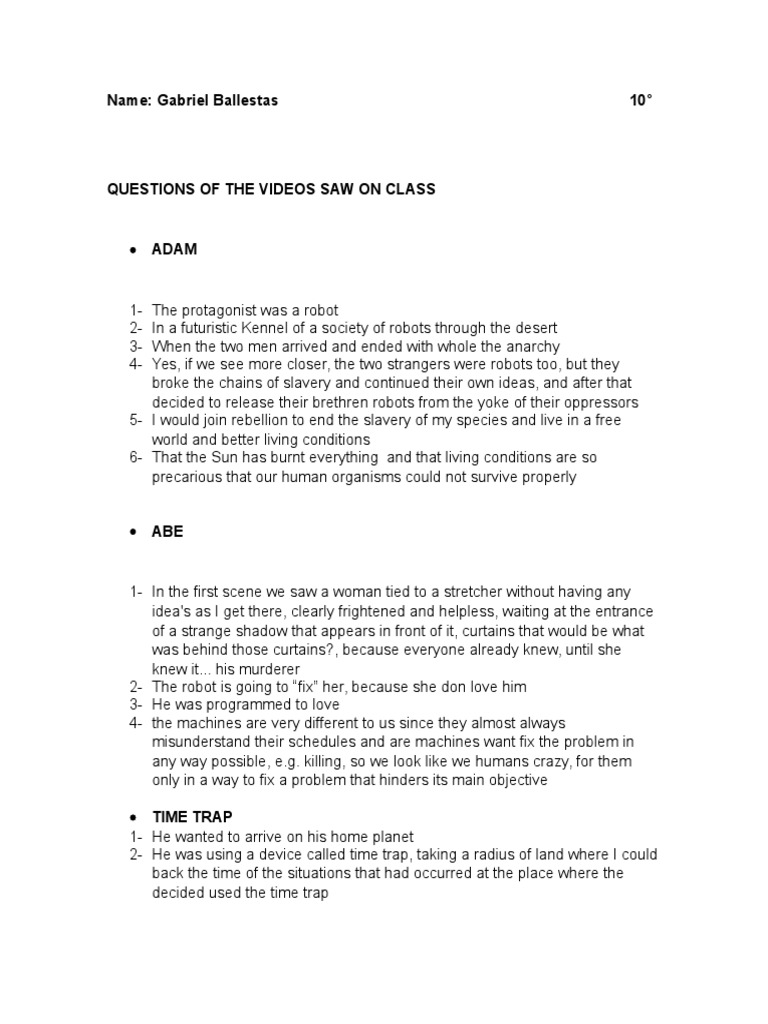 English Activity PDF