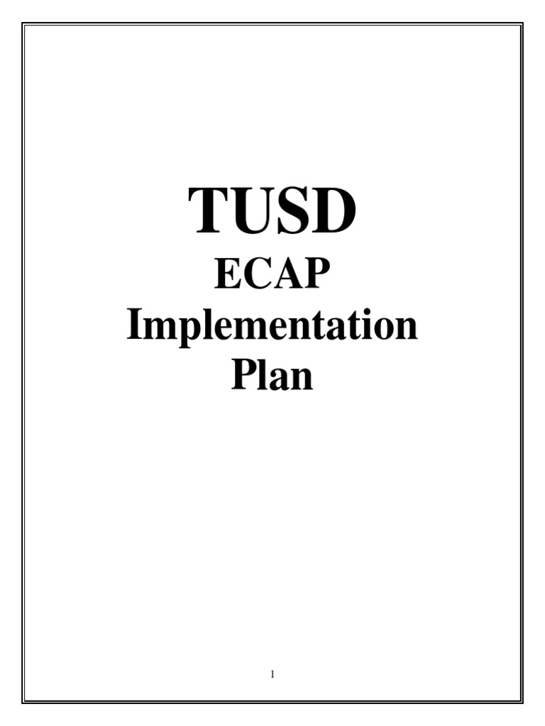ECAP Plan | PDF | Secondary School | Students