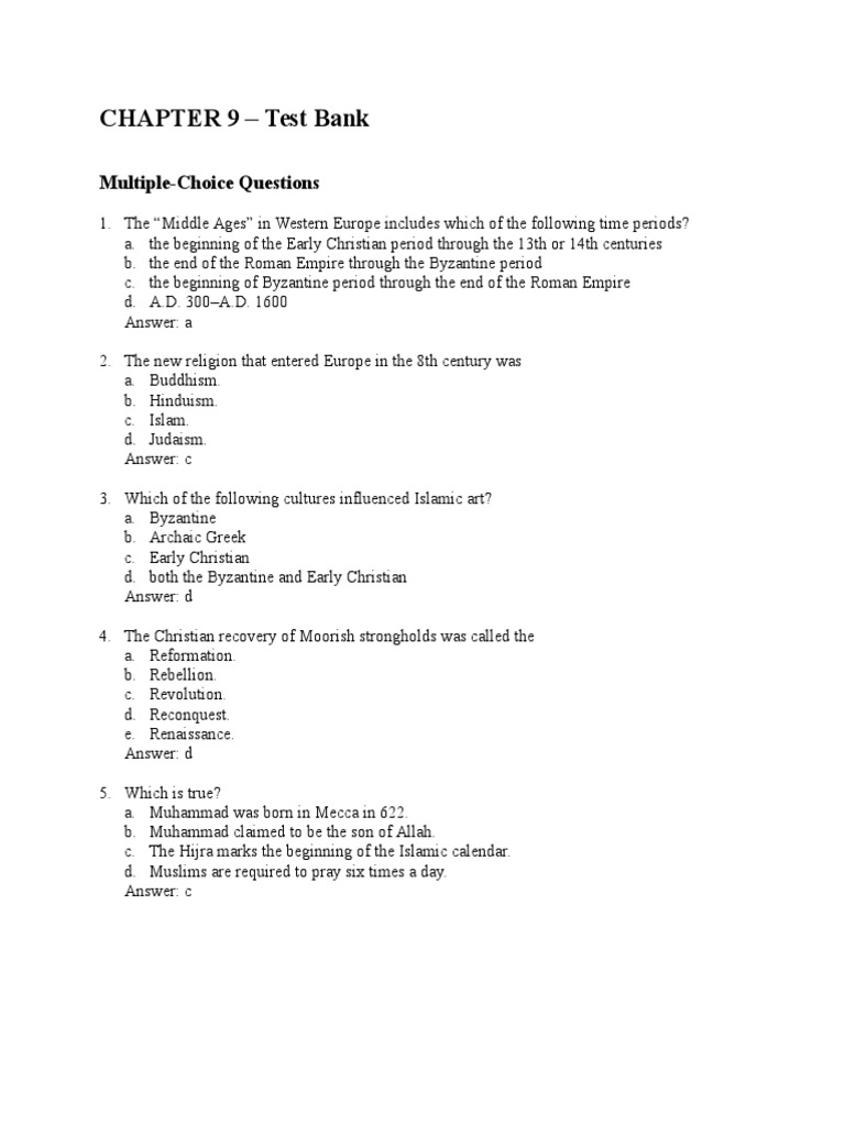 Adams4 TB ch09-3 | PDF | Mosque | Beowulf