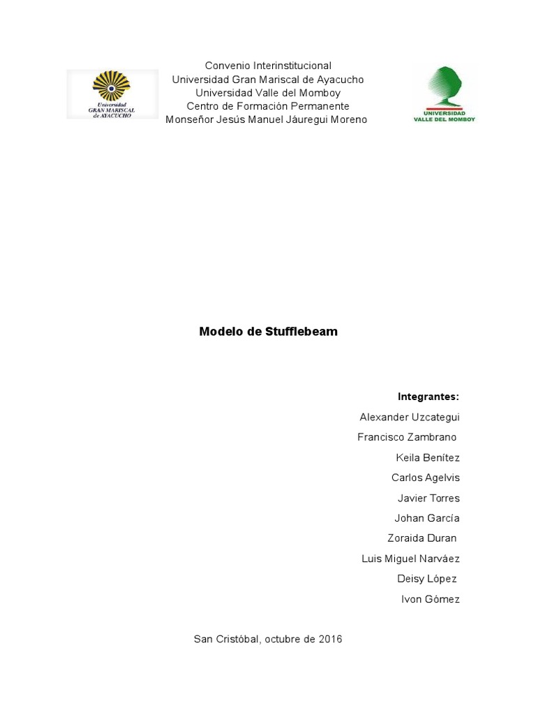 Modelo de Stufflebeam Ensayo | PDF | Evaluación | Información