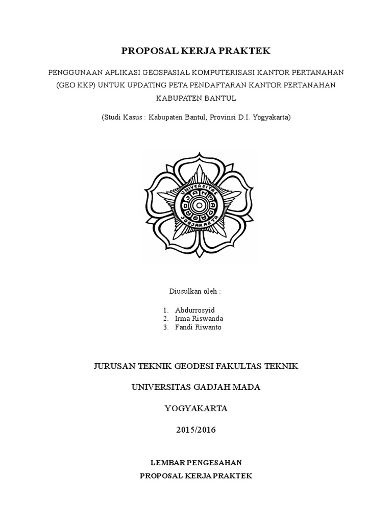 Proposal KP BPN Kabupaten Bantul | PDF