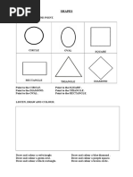 Shape Poems | PDF | Home & Garden