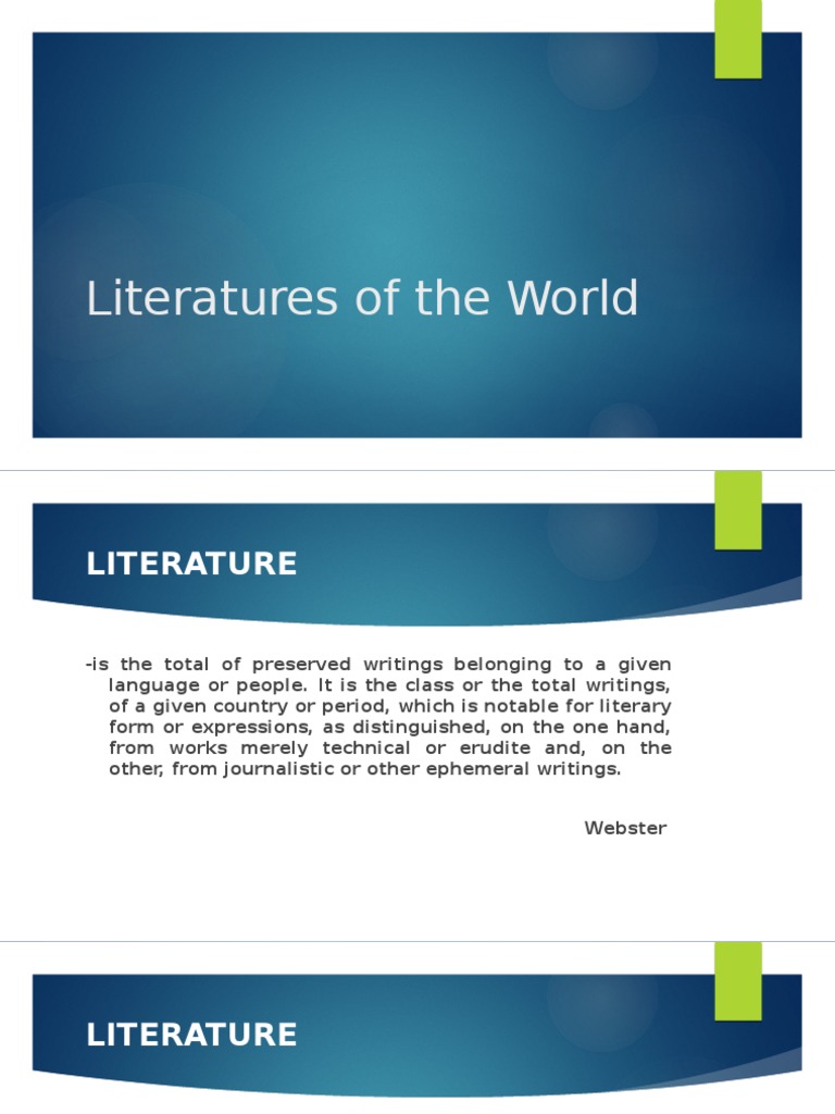 A Intro World Lit | PDF | Poetry