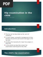 Hip Examination - OSCE Guide - Geeky Medics | PDF