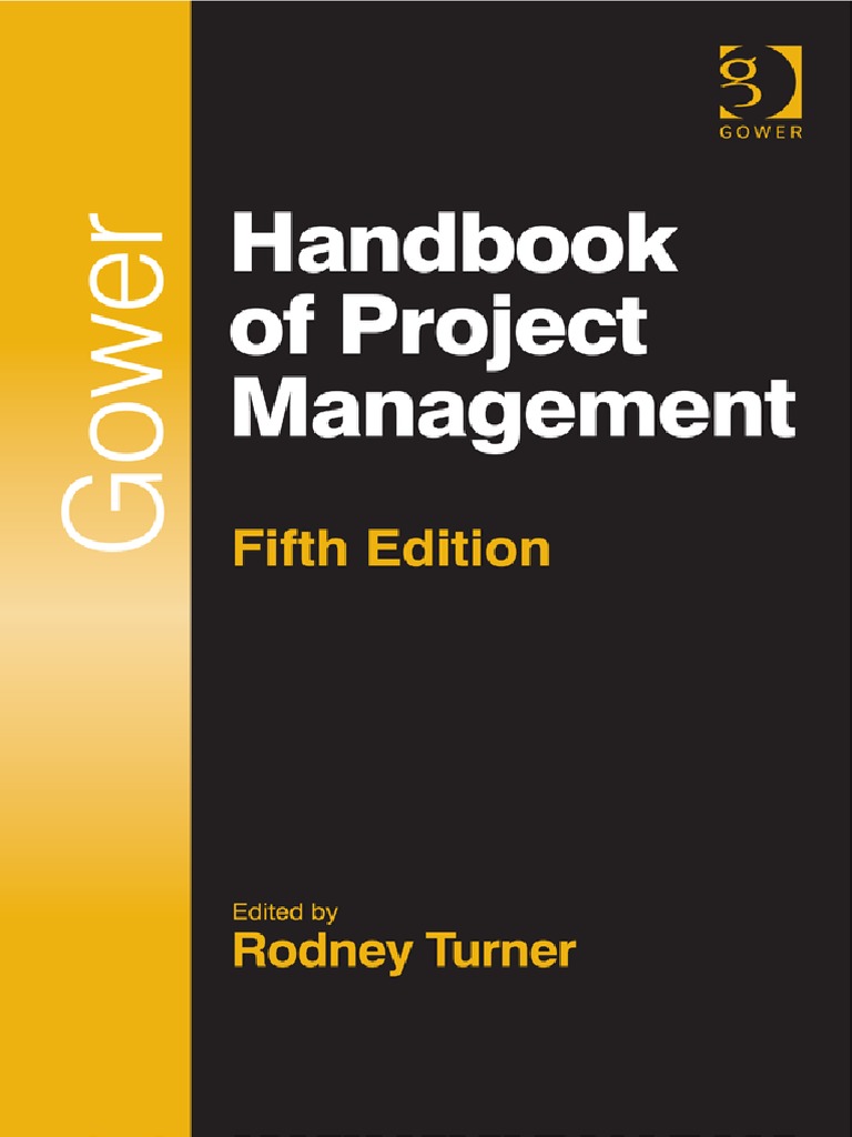 (05805) - Gower Handbook of Project Management 5th - Rodney Turner PDF ...