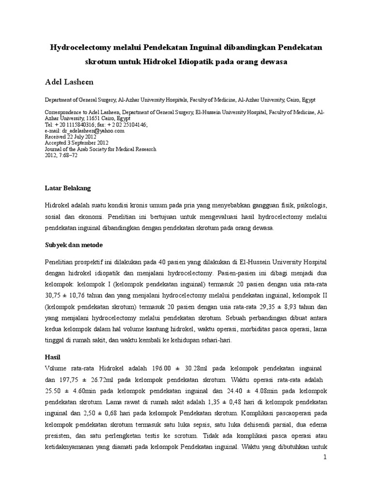 Jurnal Hidrokel | PDF | Pengembangan Diri | Sains & Matematika