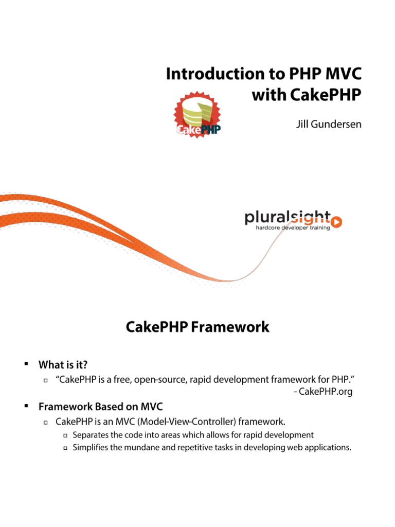 1 Introduction PHP MVC Cakephp m1 Intro Slides | PDF