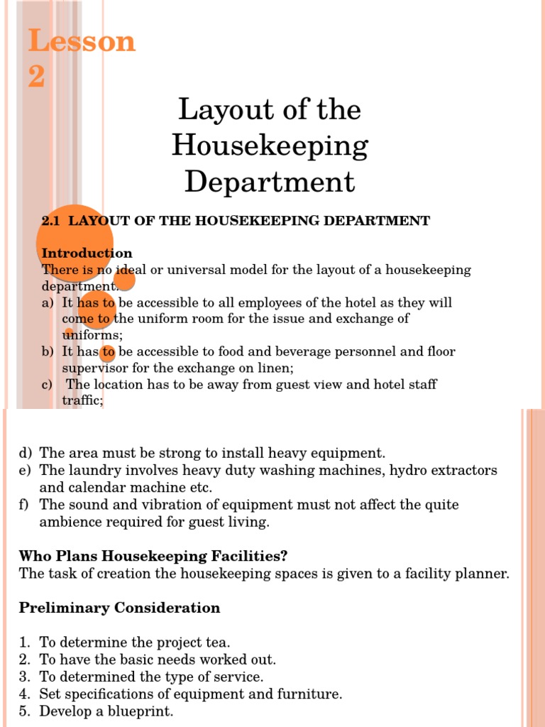 Housekeeping Lesson2 | PDF | Housekeeping | Competence (Human Resources)