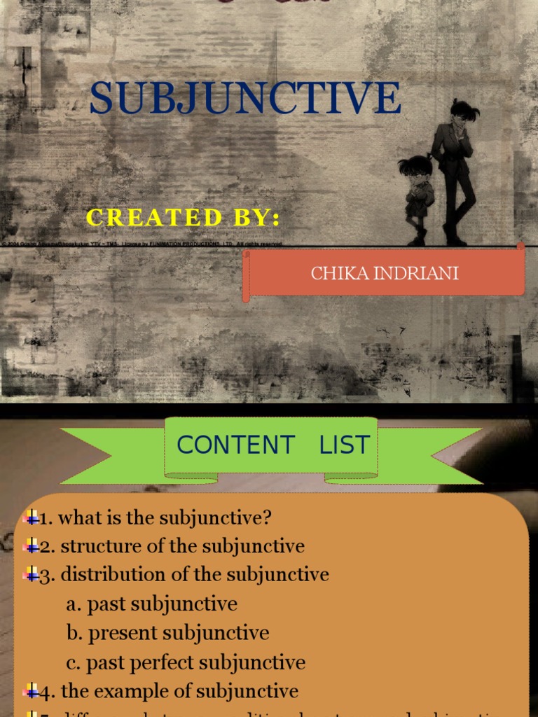 Understanding the Subjunctive Mood | PDF