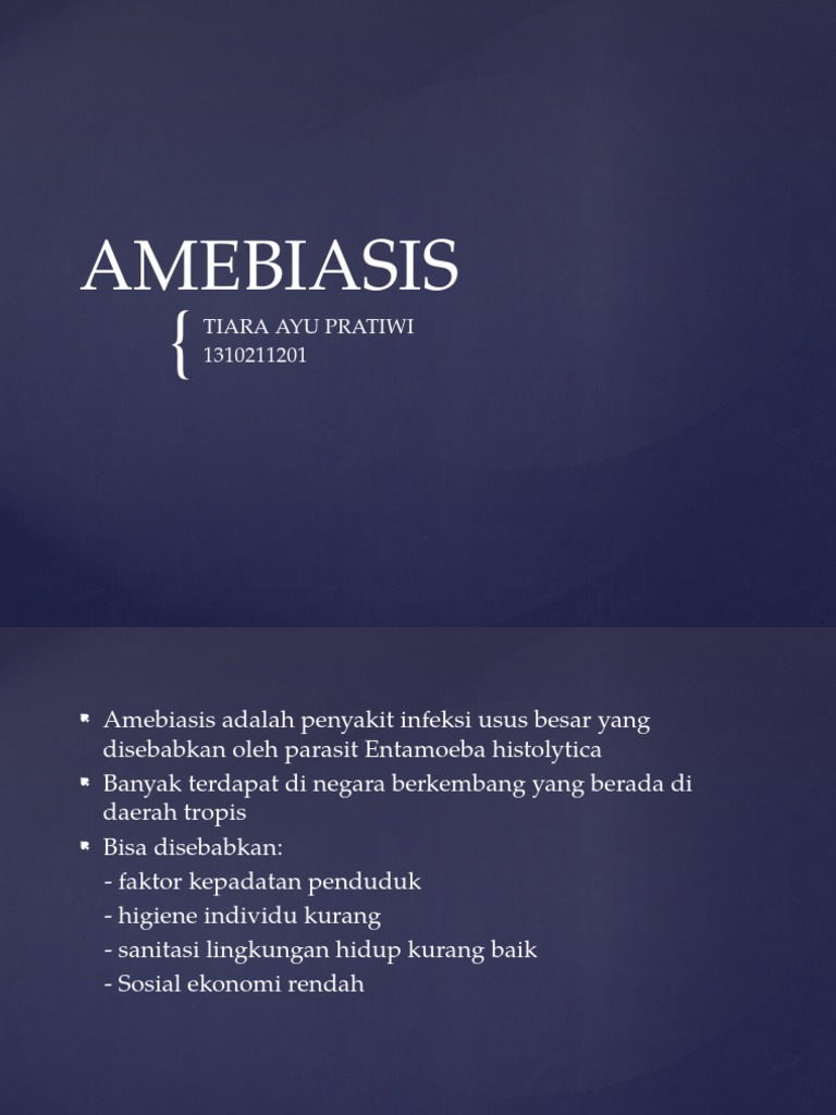 Amebiasis | PDF