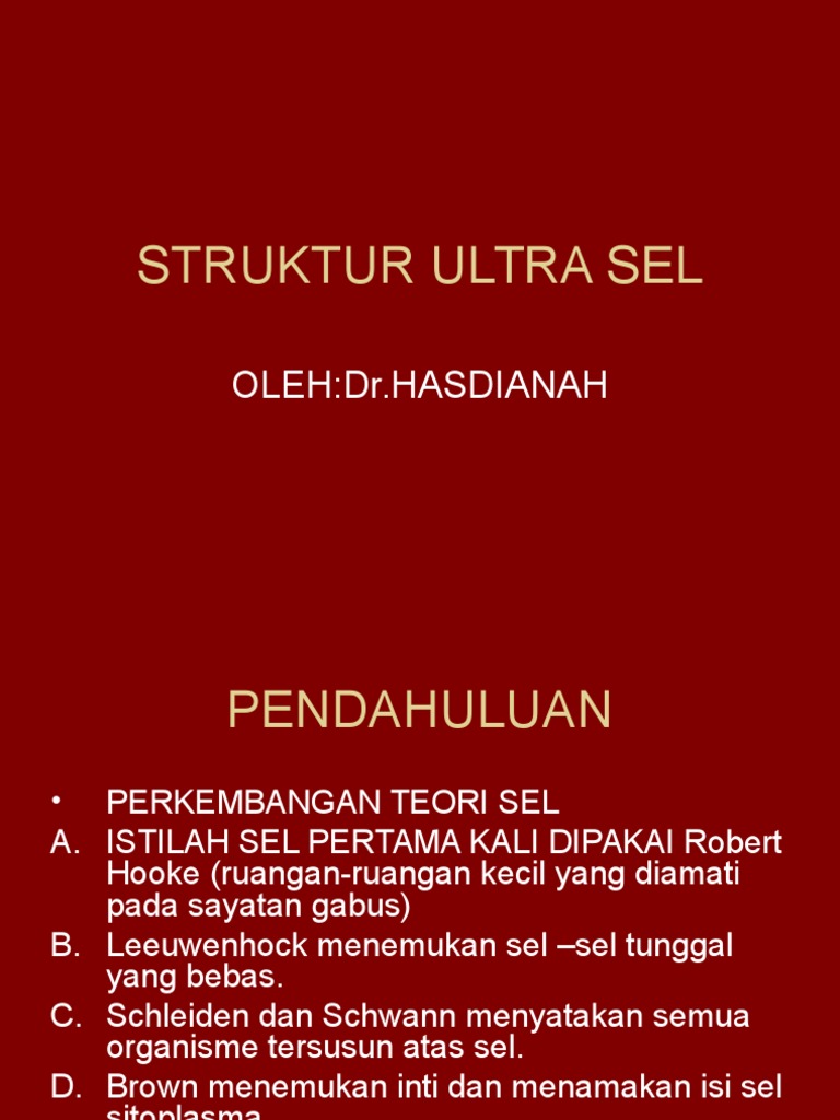 Struktur Ultra Sel | PDF