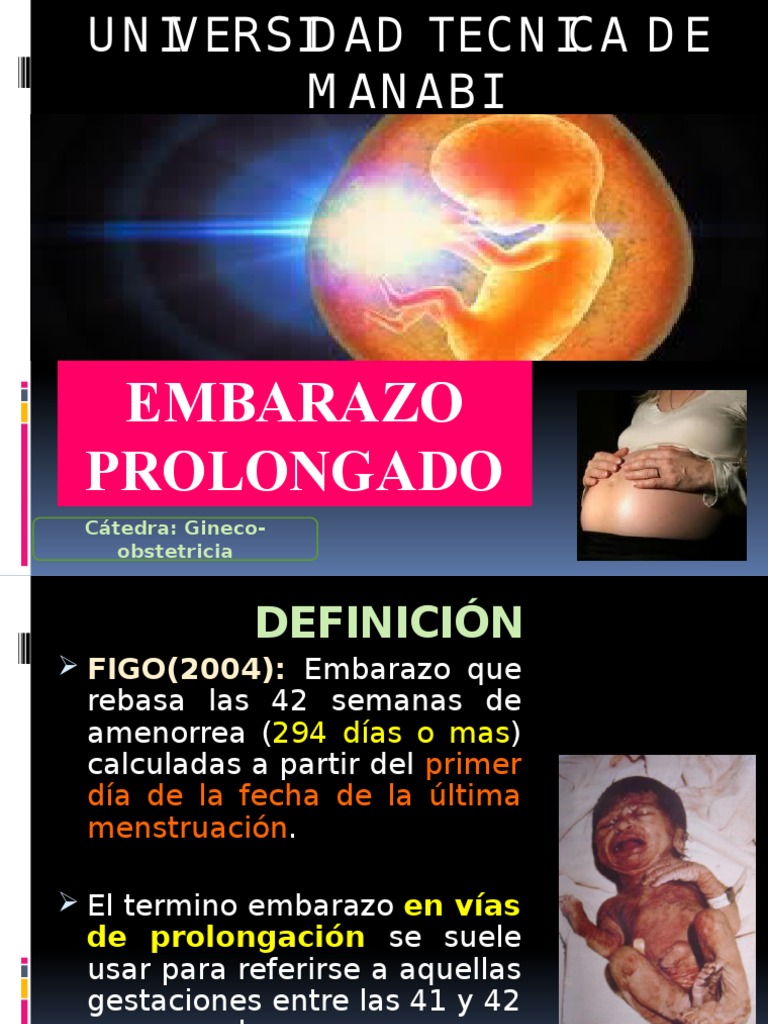 Embarazo Prolongado | PDF | El embarazo | Maternidad