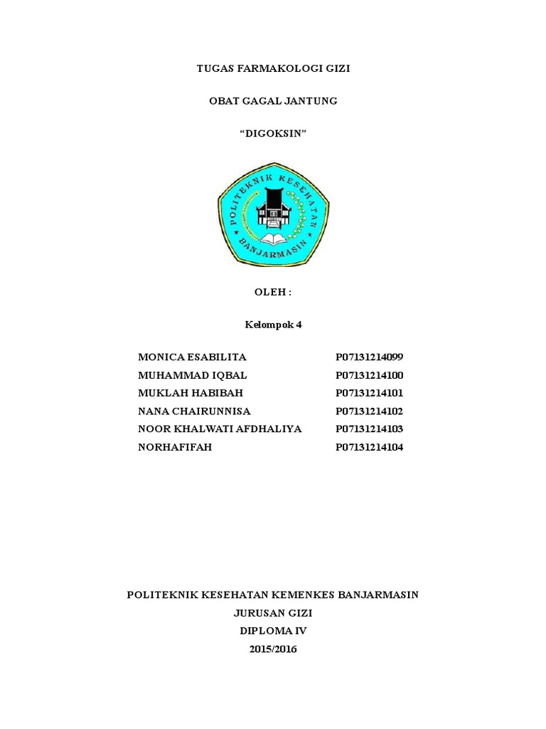 Digoxin: Obat Gagal Jantung Efektif | PDF