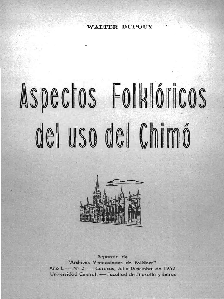 Aspectos del chimó en Venezuela | PDF | Naturaleza