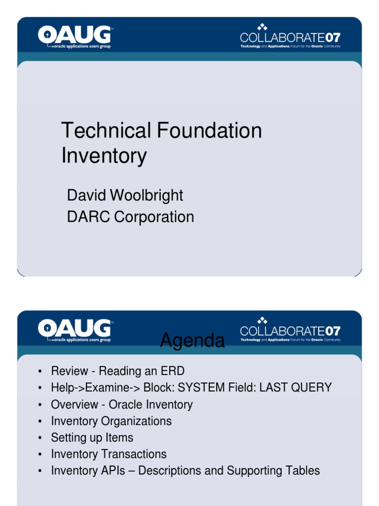 Technical Foundation - Inventory | PDF | Application Programming Interface | Inventory