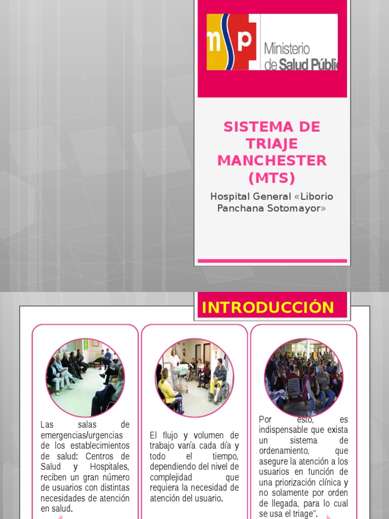 Sistema de Triage Manchester (Mts) | Cuidado de la salud | Medicina