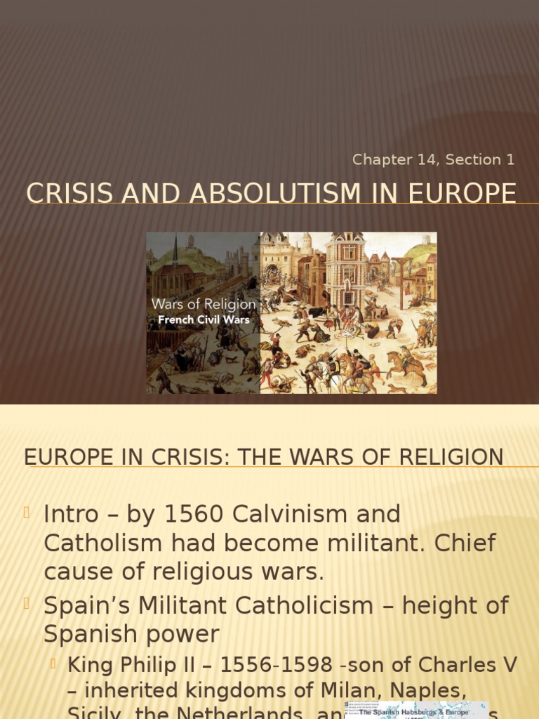Crisis and Absolutism 1550-1715 | PDF | Louis Xiv Of France | Oliver ...