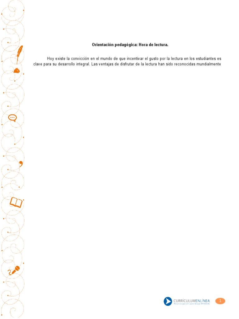 Estrategias para la Hora de Lectura | PDF | Lectura (proceso) | Libros