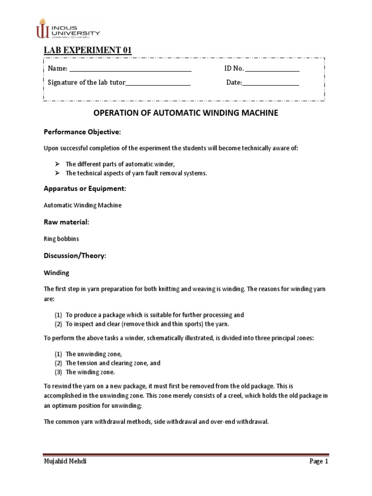 Complete Lab | Download Free PDF | Loom | Weaving