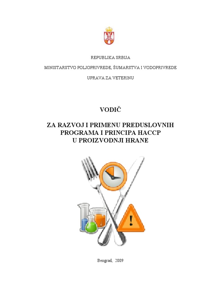 HACCP Vodic PDF | PDF
