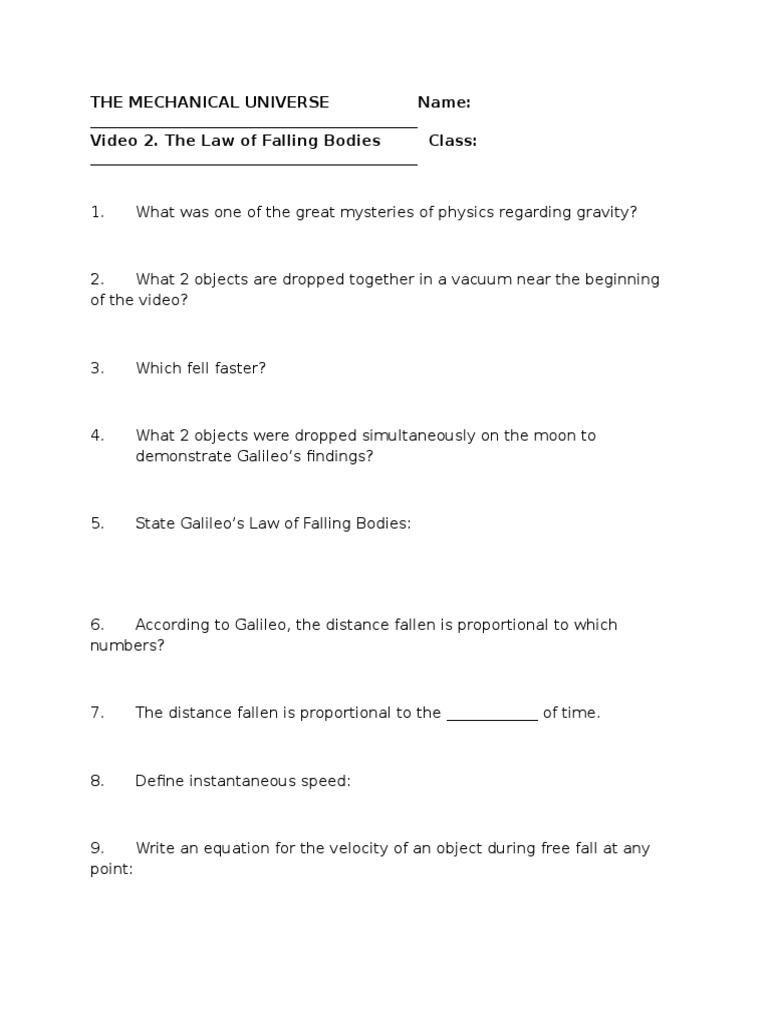 The Law of Falling Bodies | PDF | Philosophy