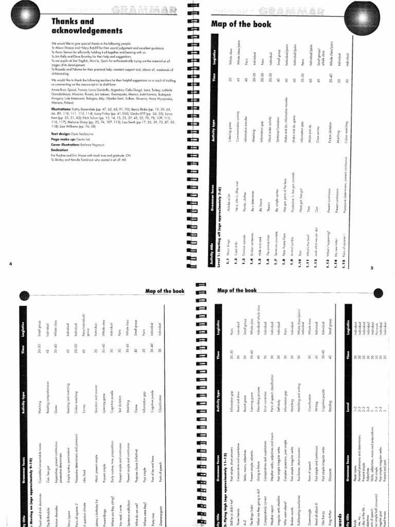 Primary Grammar Box | PDF