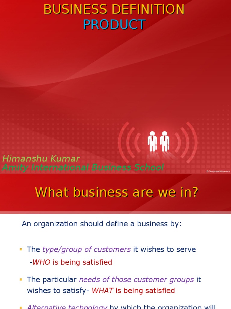 Business Definition and Customer Insights | PDF | Usb Flash Drive ...