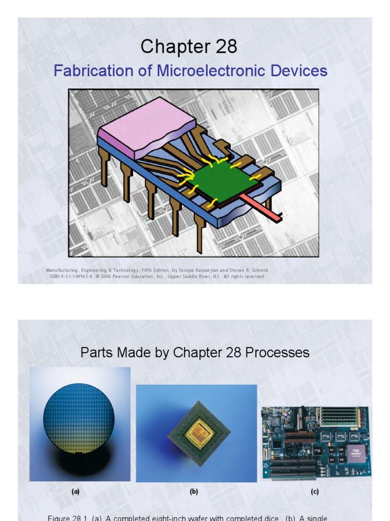 Fabrication of Microelectronic Devices | PDF | Semiconductor Device ...